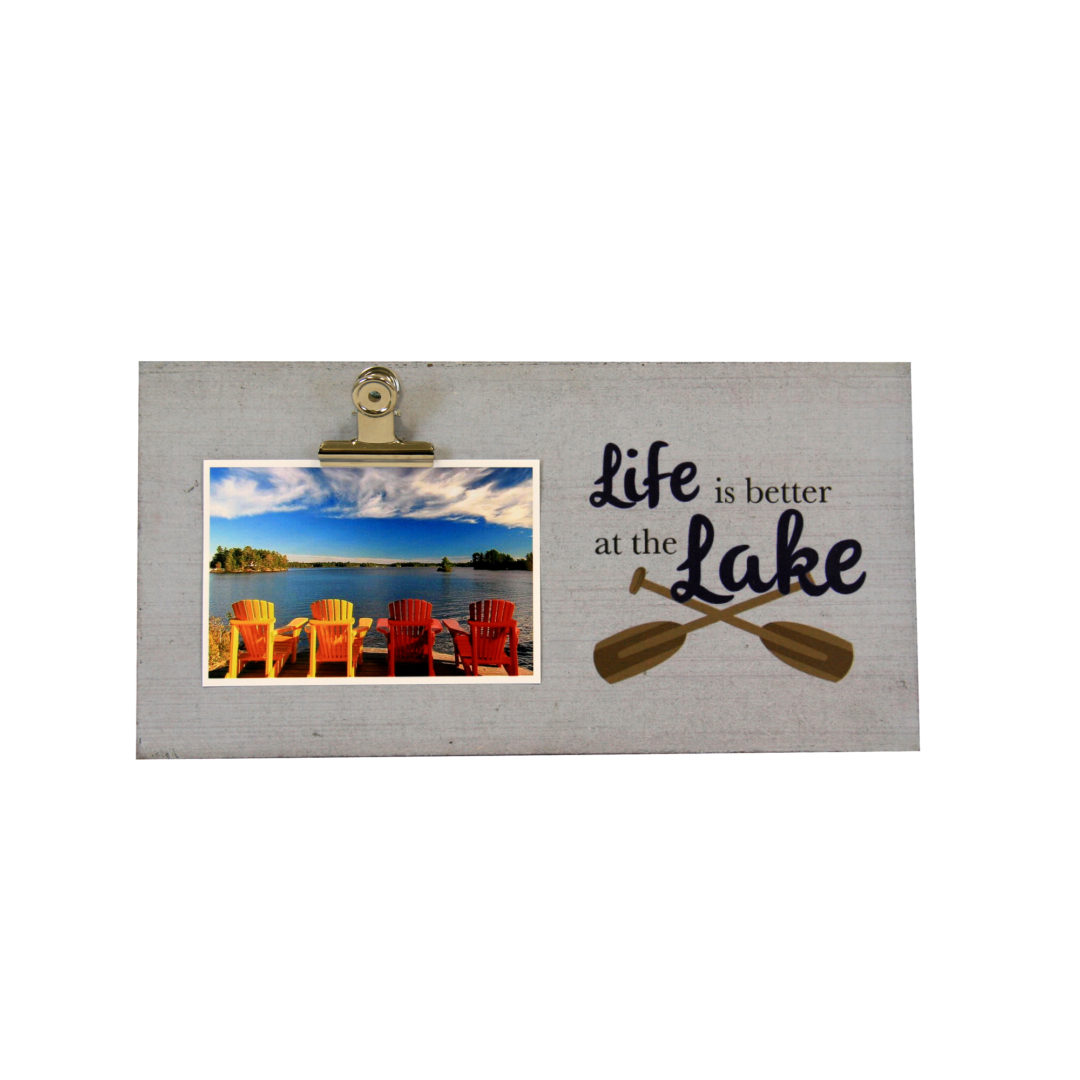 Photo Clipper Board (Life is better at the Lake) | Boxman