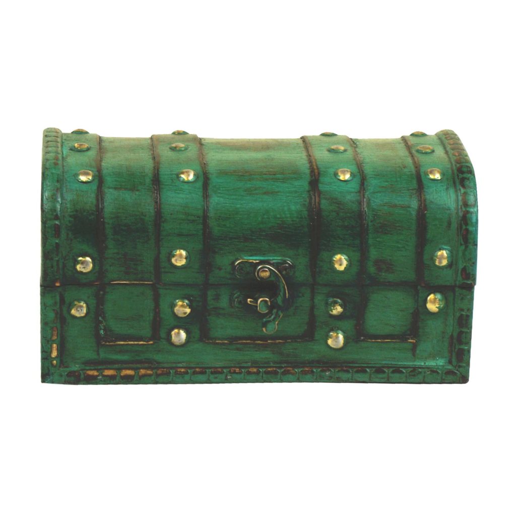 Disstressed Green Double-Banded Box | Boxman