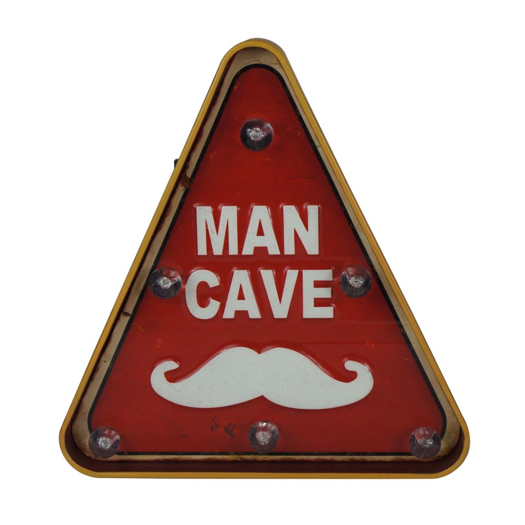 LED Lighted Man Cave Metal Wall Decor Boxman led-lighted-man-cave-metal-wall-decor-boxman