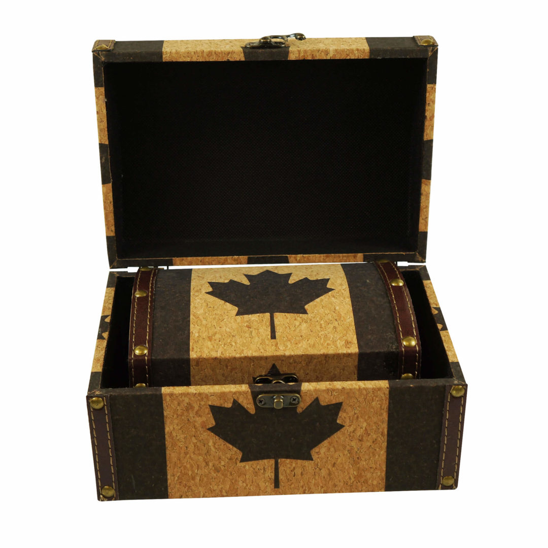Dome Shape Canadian Flag Box Set, Set of 2 | Boxman