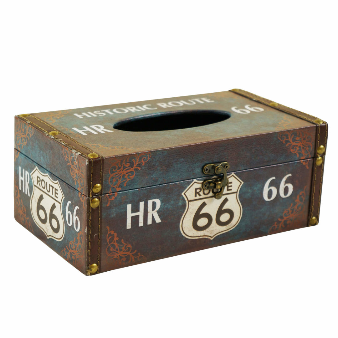 Historic Route 66 Vintage Tissue Box | Boxman