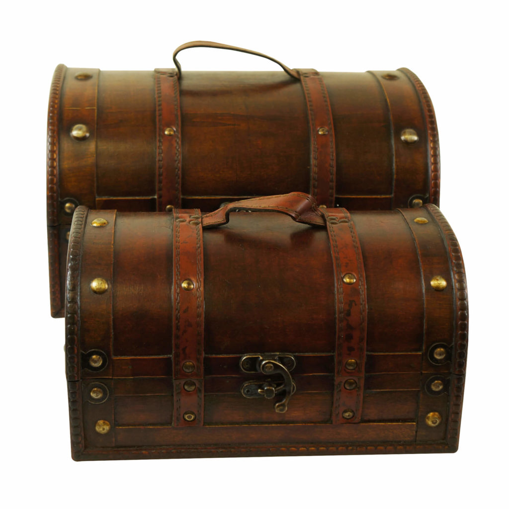 Dome Shape Box Set with Straps | Boxman