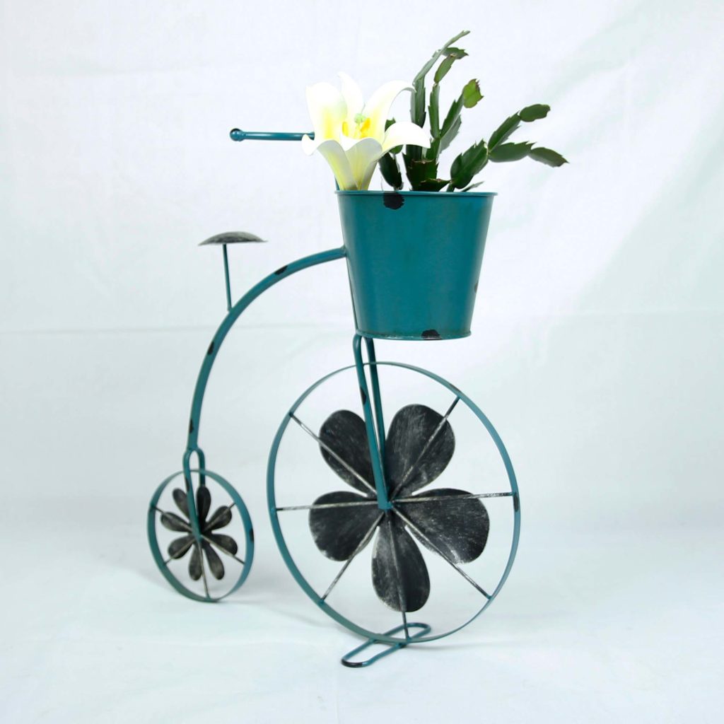 Green Bicycle Single Flower pot | Boxman