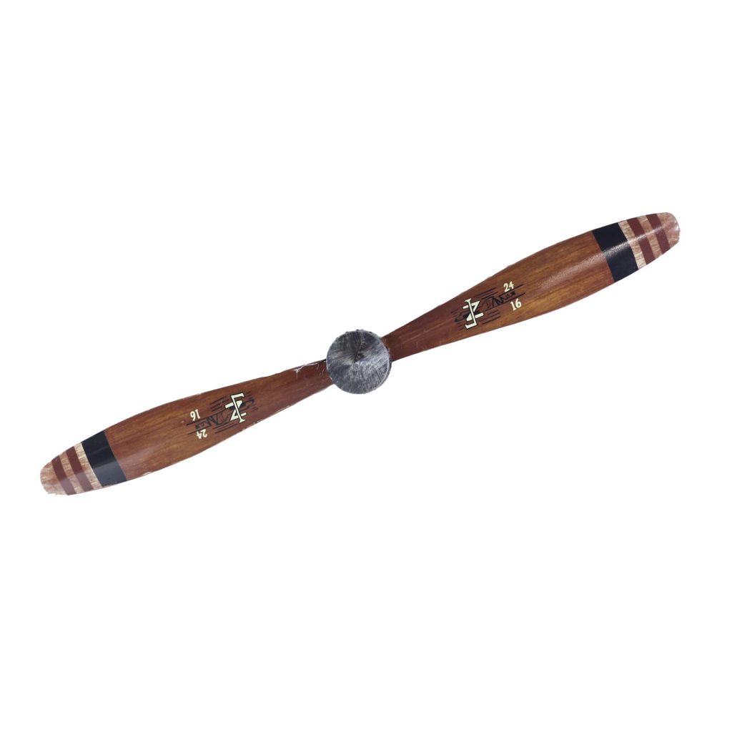 Metal Painted Airplane Propeller Large Wall Decor | Boxman