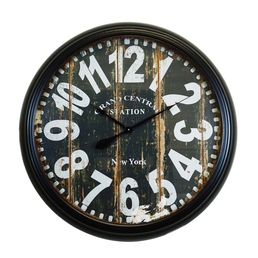 Steam Locomotive Wall Clock with 6 Time Zones | Boxman